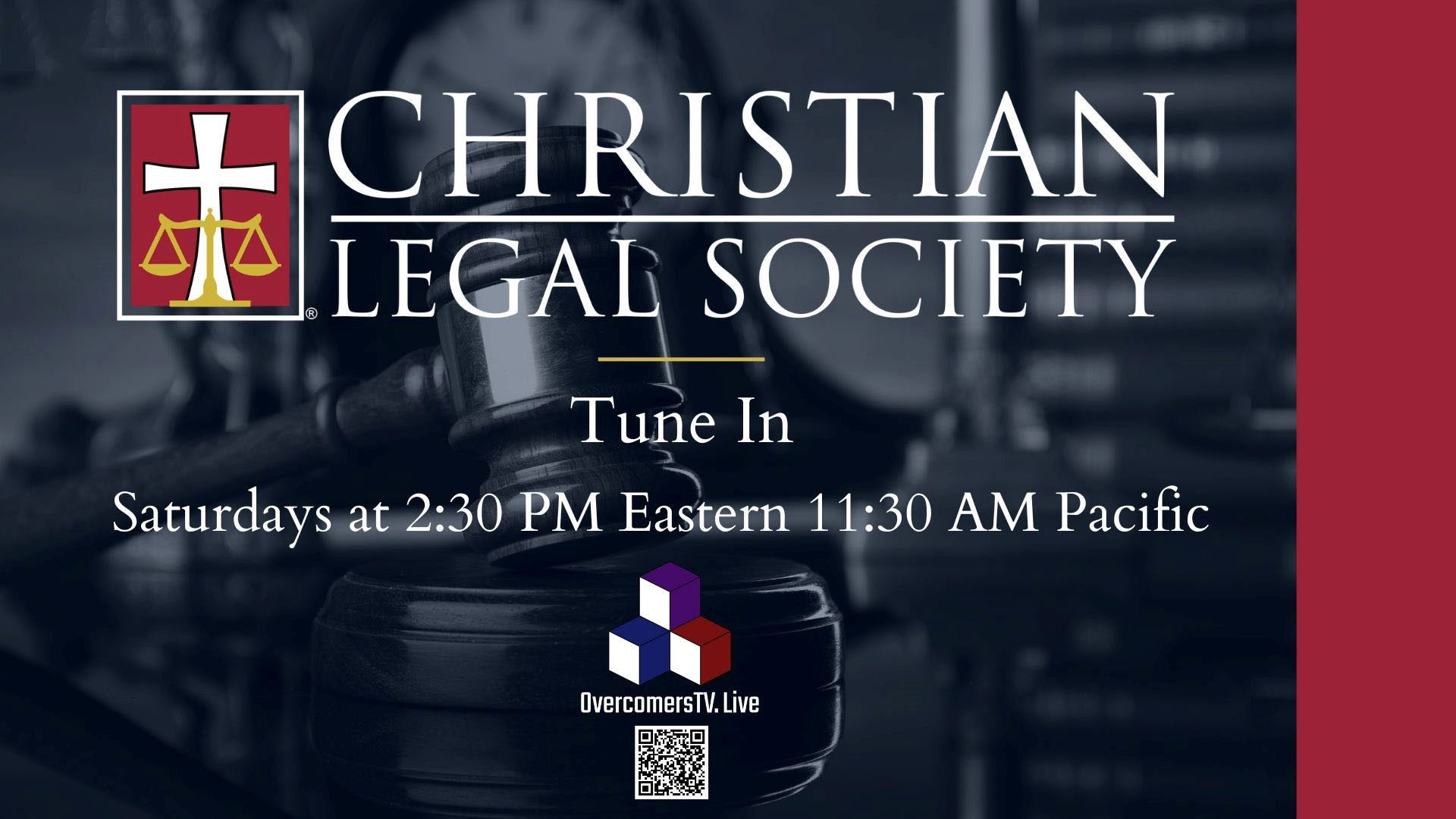 Christian Legal Society - Overcomers TV